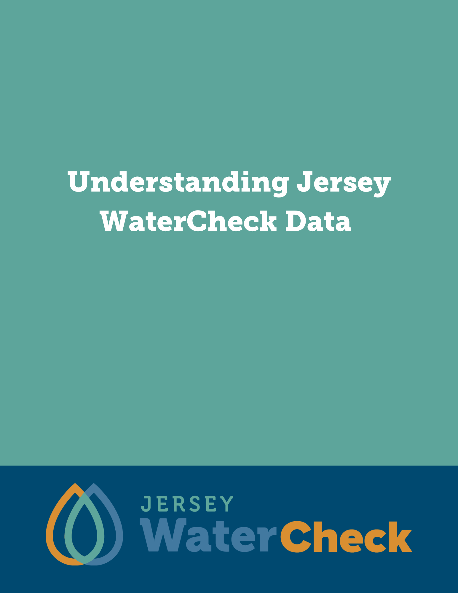 Jersey WaterCheck Documents